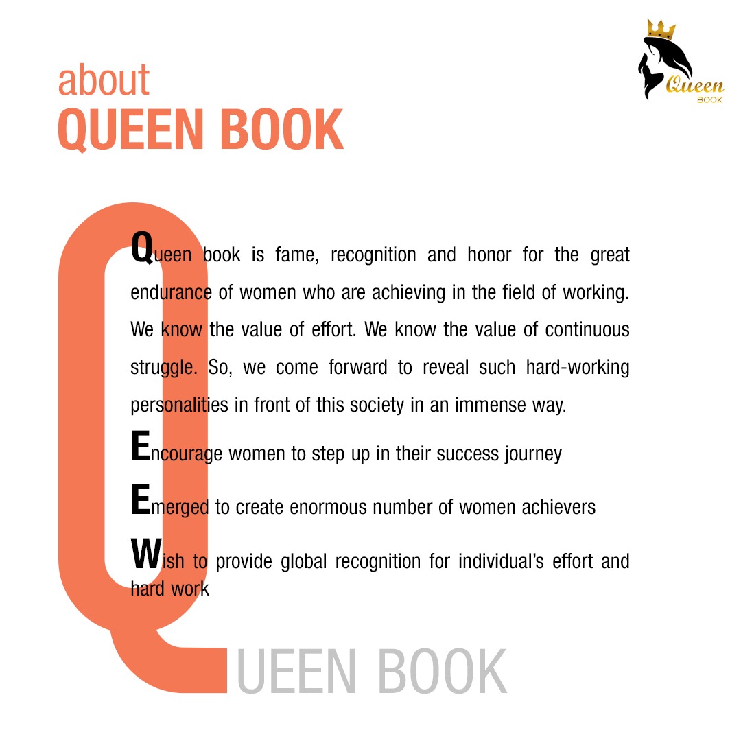 Queen Book - Queen Awards , International women Awards